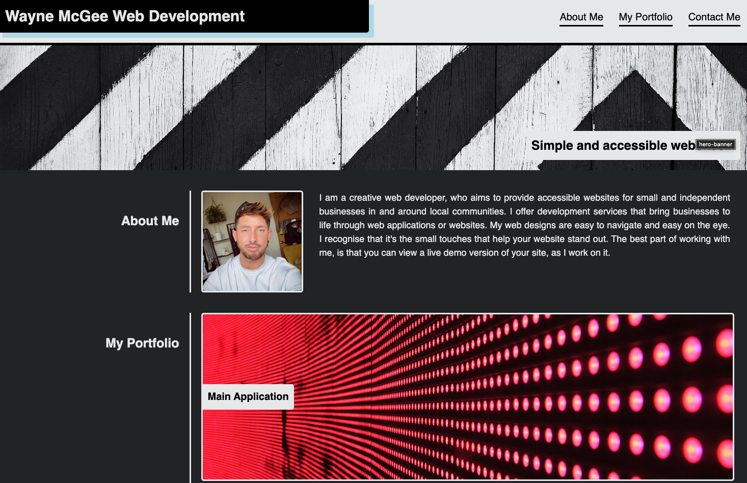 Wayne McGee - Web Developer